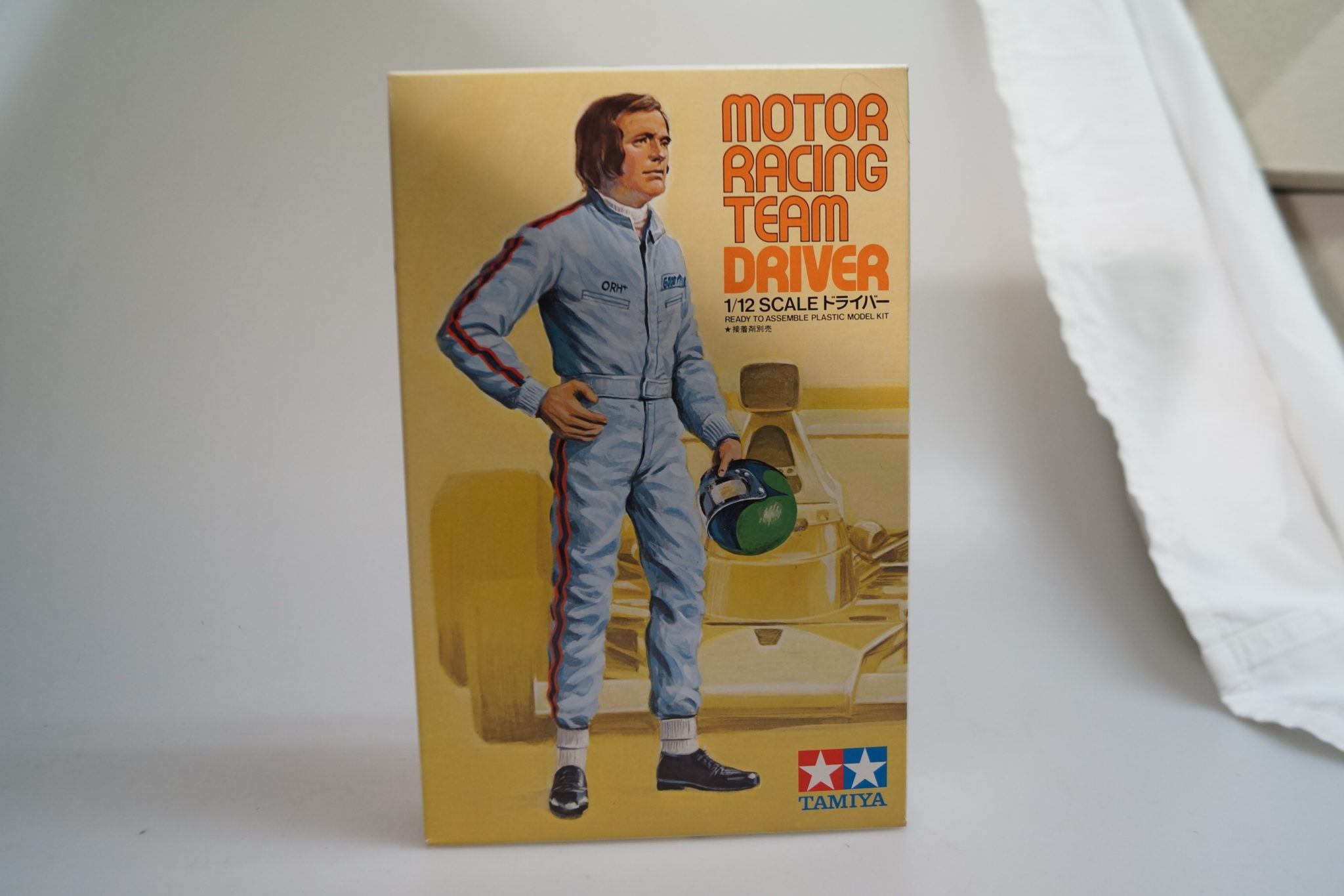Vintage Tamiya 1:12: Motor Racing Team Driver - neu/ovp - gearontologist