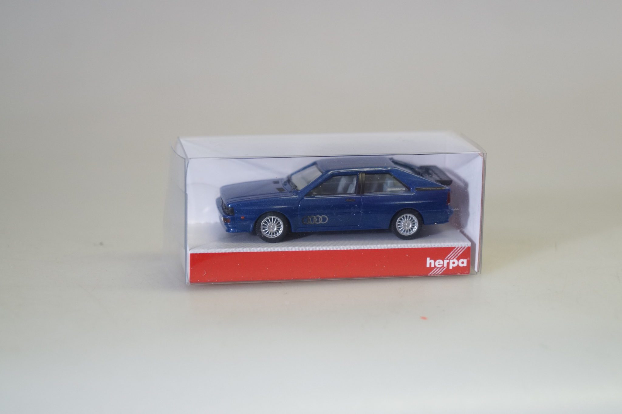 1:87 Herpa 033336 Audi Quattro blau-met., neuw./ovp - gearontologist
