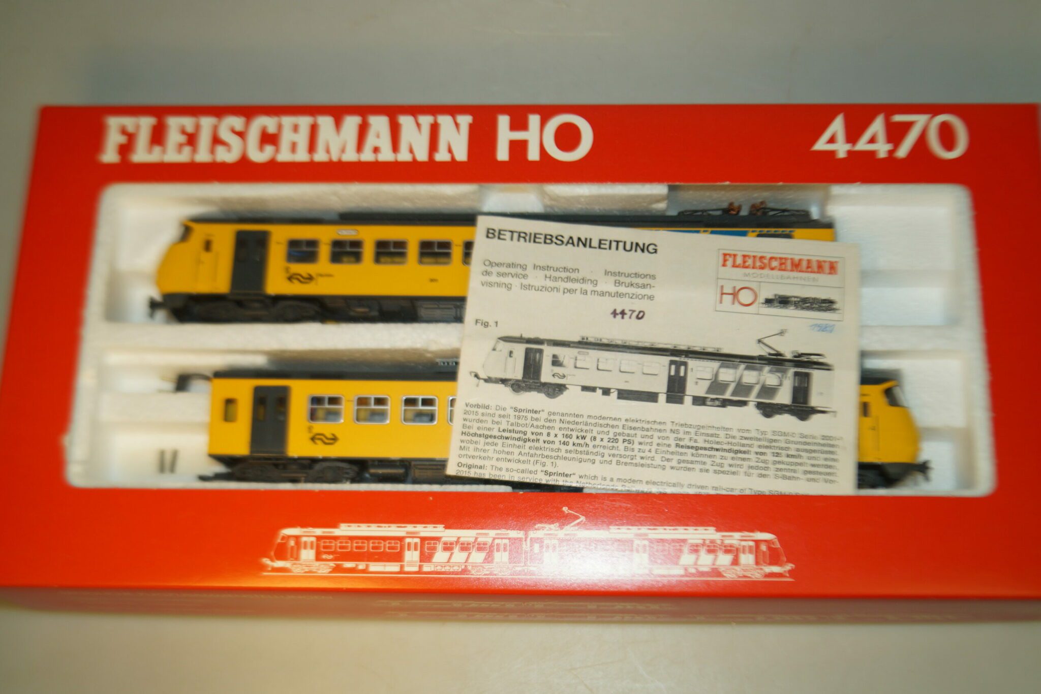 1:87 Fleischmann 4470 NS-Triebzug, neuw./ovp – gearontologist