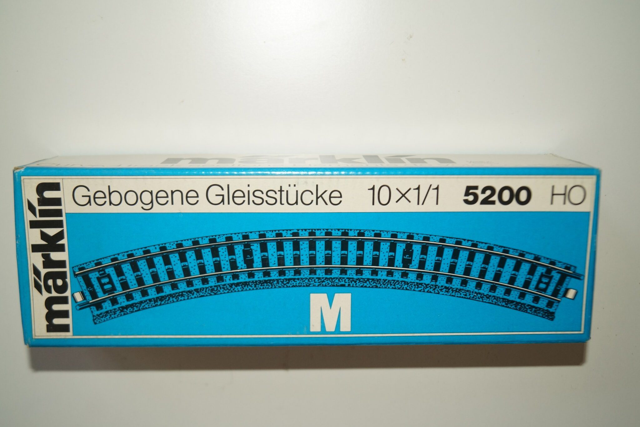 H0: Märklin M-Gleis 5200 Gebogenes Gleisstück 10x, neu/ovp - gearontologist