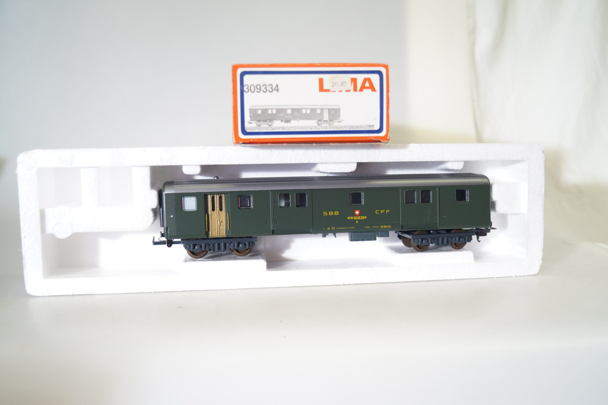 H0: Lima 309334 Gepäckwagen SBB, neuw./ovp – gearontologist