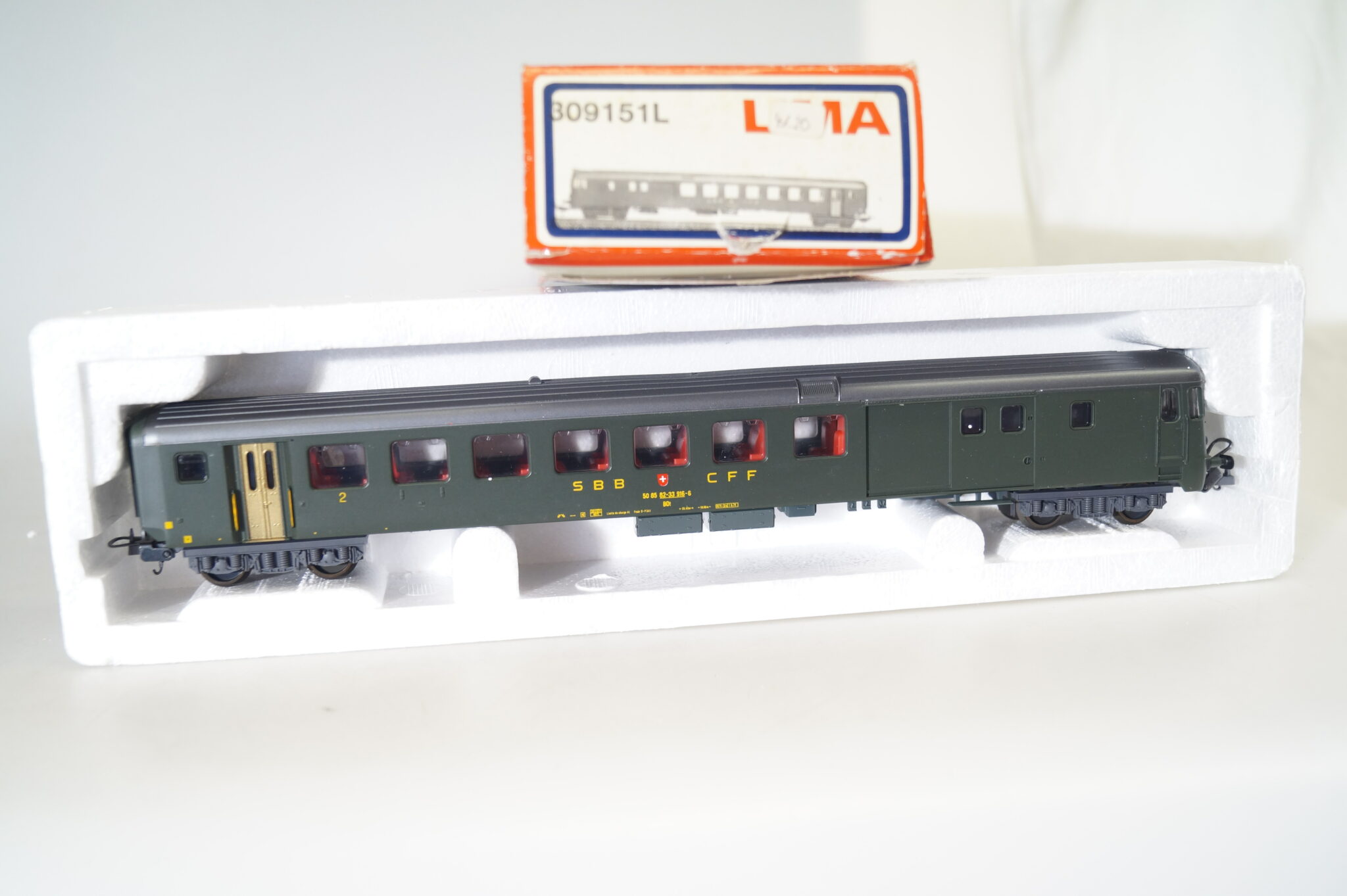 H0: Lima 309151L Steuerwagen SBB, neuw./ovp - gearontologist