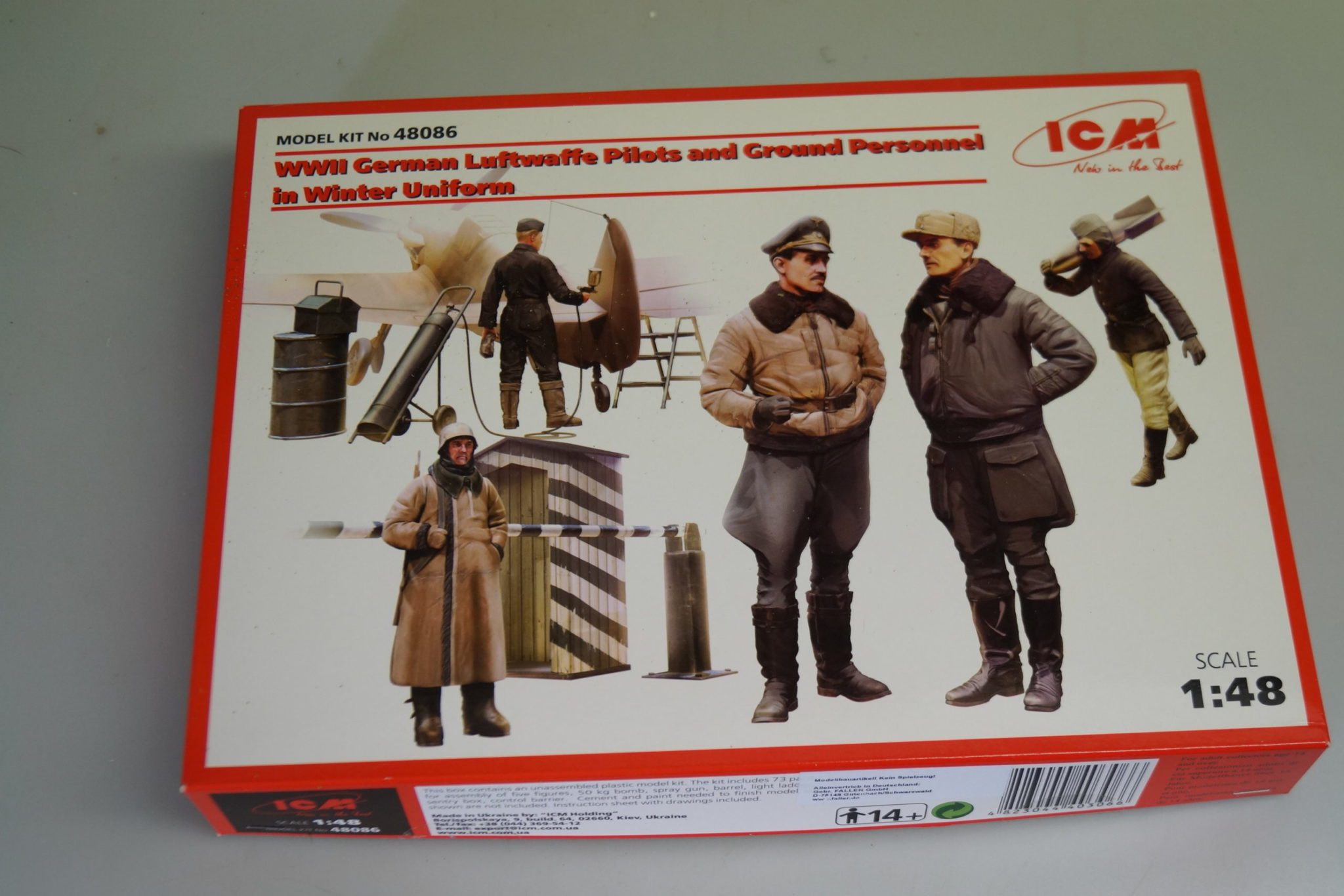 1:48 ICM 48066 German Luftwaffe Pilots and Ground Personnel, neu ...
