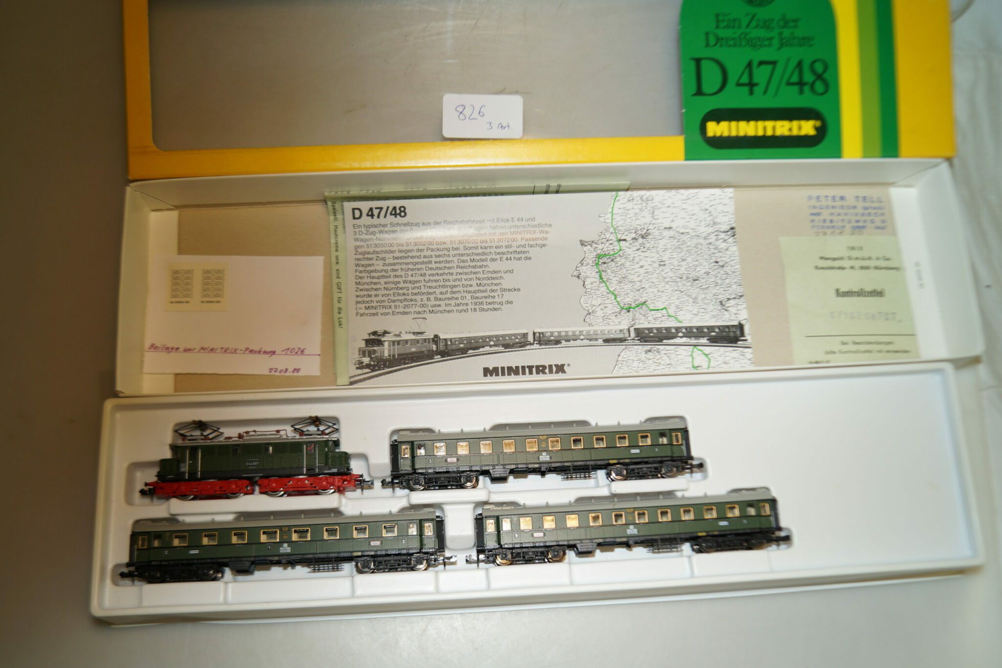 Spur N: Minitrix 51 1026 00 Zugset 30er Jahre, neuw./ovp - gearontologist