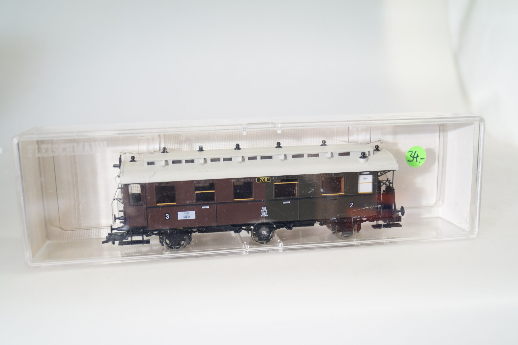 H0 Fleischmann 5895K Personenwagen 2./3.Kl. KPEV, neuw./OVP ...