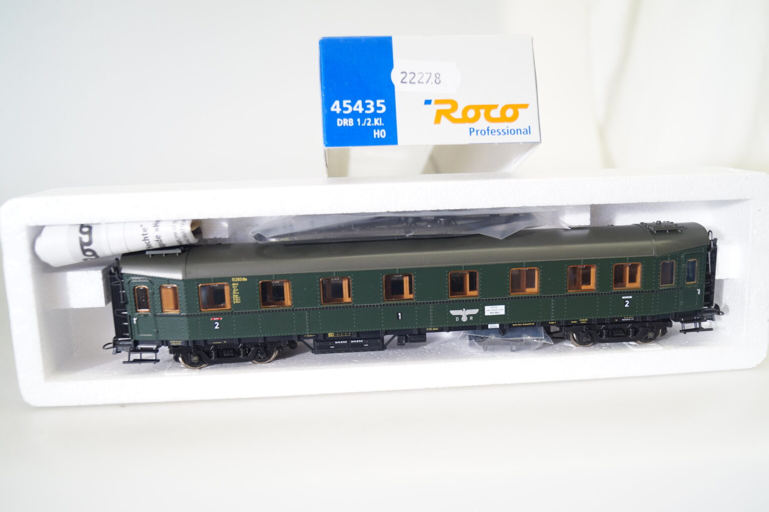 1:87 Roco 45435 Hechtwagen DR 1./2.Kl., neuw./ovp - gearontologist