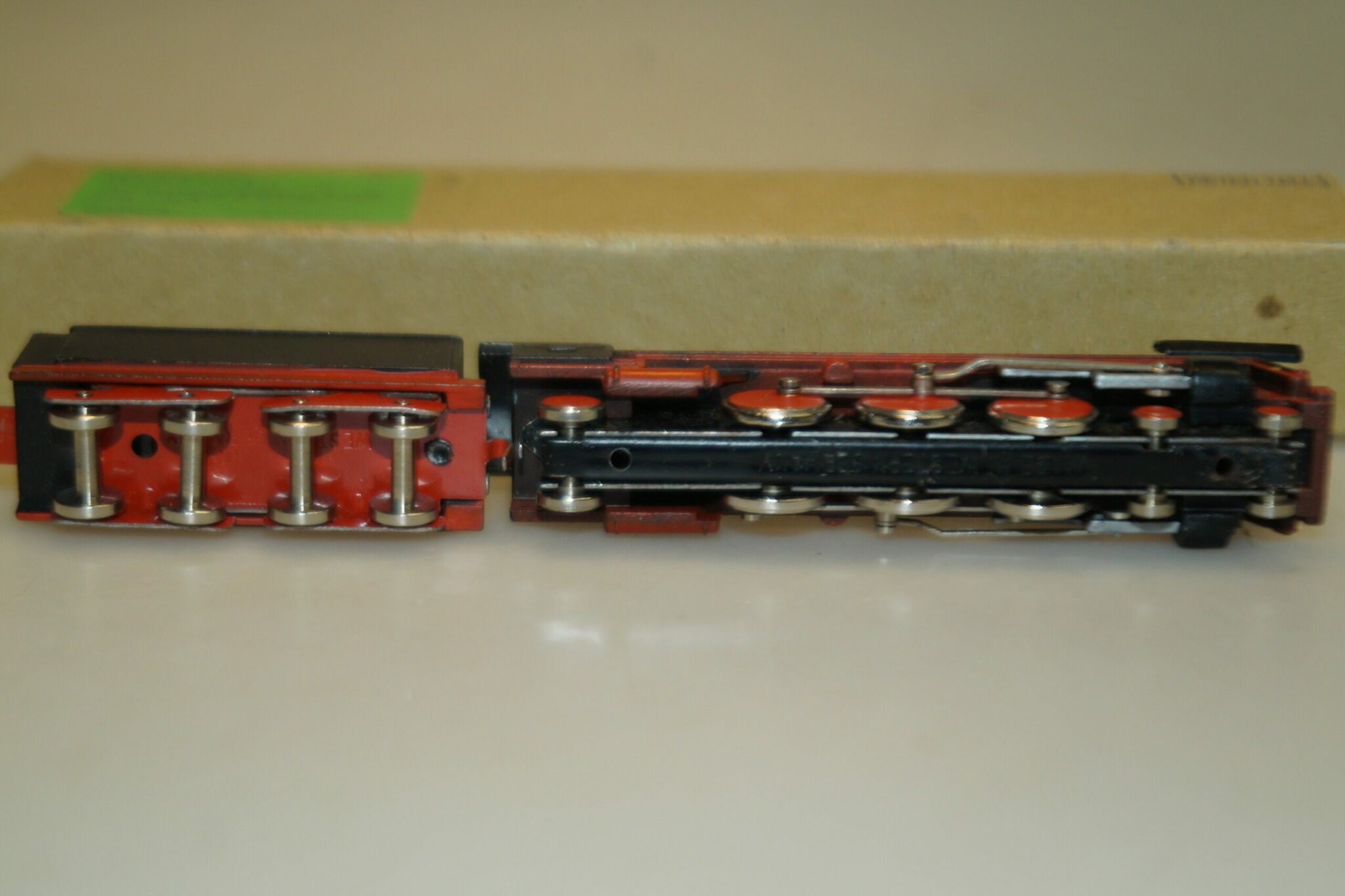 Spur N: Minitrix/Schiebetrix 7801 Dampflok, unbespielt/Fremd-Vp ...