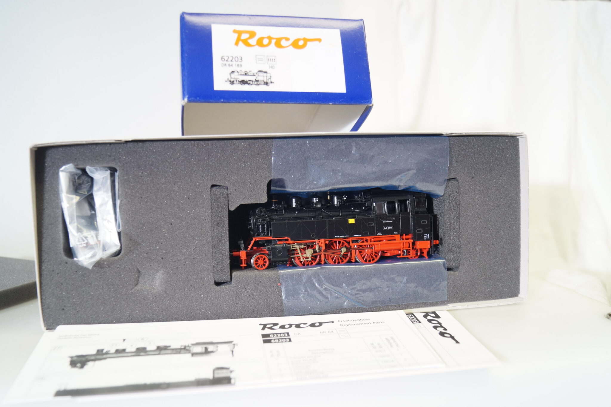 H0 Roco 62203 Dampflok BR 64 169, top/ovp - gearontologist