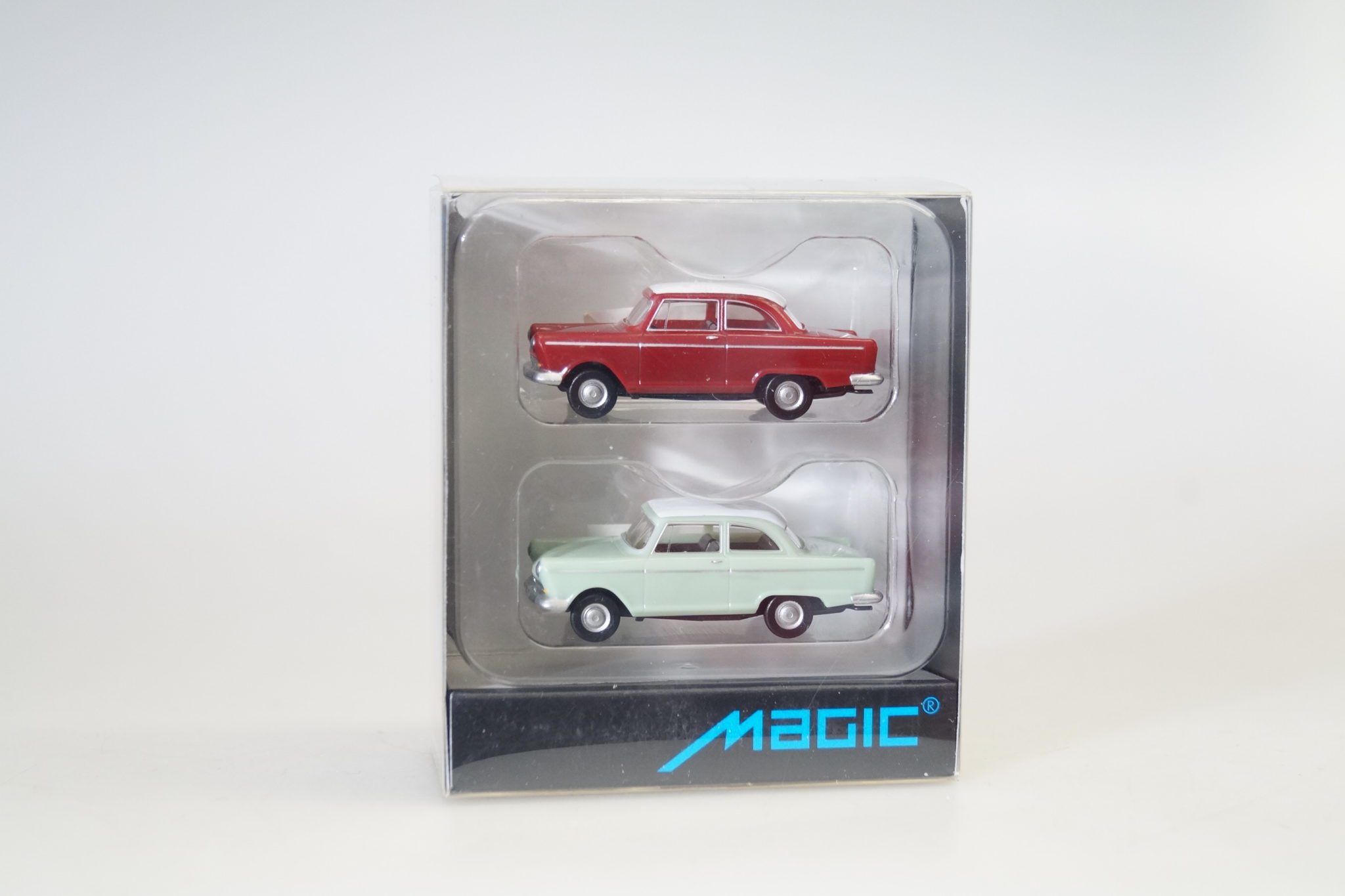 1:87 Herpa MAGIC 451598 2x DKW Junior dkl.rot/minz-grün, neuw./ovp ...