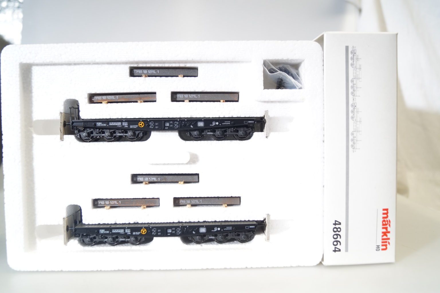 h0 Märklin 48664 Schwerlastwagen-Set Stahlbrammen, neuw./ovp ...