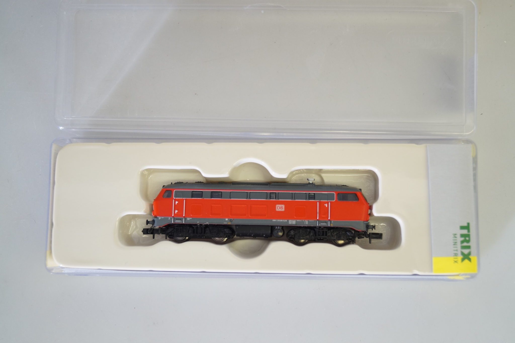 Spur N: Minitrix 12392 Diesellok Br 218, DSS/neuw./ovp - gearontologist
