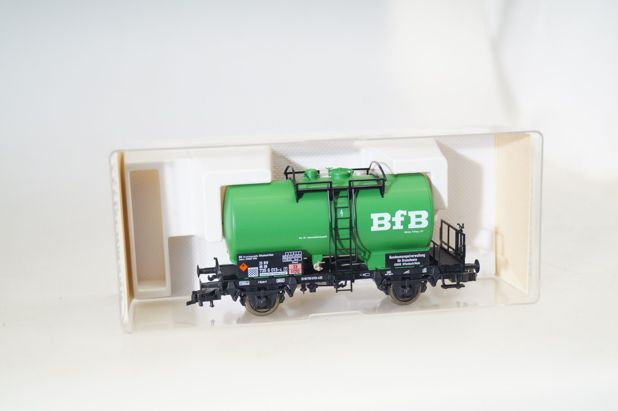 H0 Fleischmann 5419K Kesselwagen BfB, neuw./ovp – gearontologist