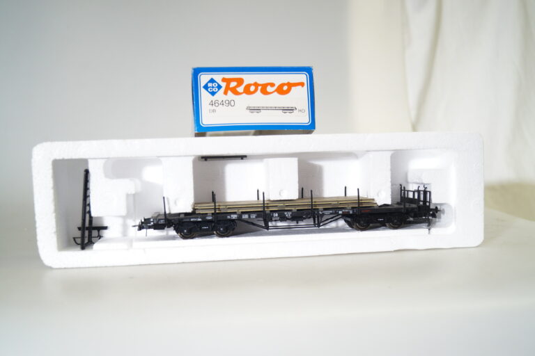 H0 Roco: 46490 Flachwagen Ladung: Schienenprofile, neuw./ovp ...