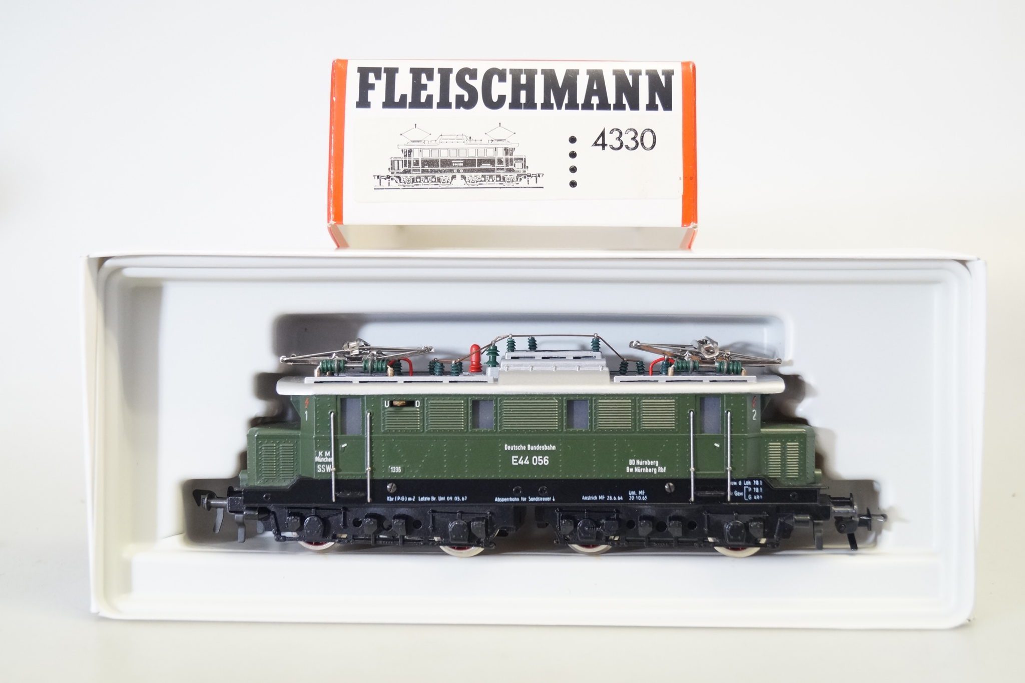 H0 Fleischmann 4330 E44 056 E-Lok Krokodil, neuw./ovp - gearontologist