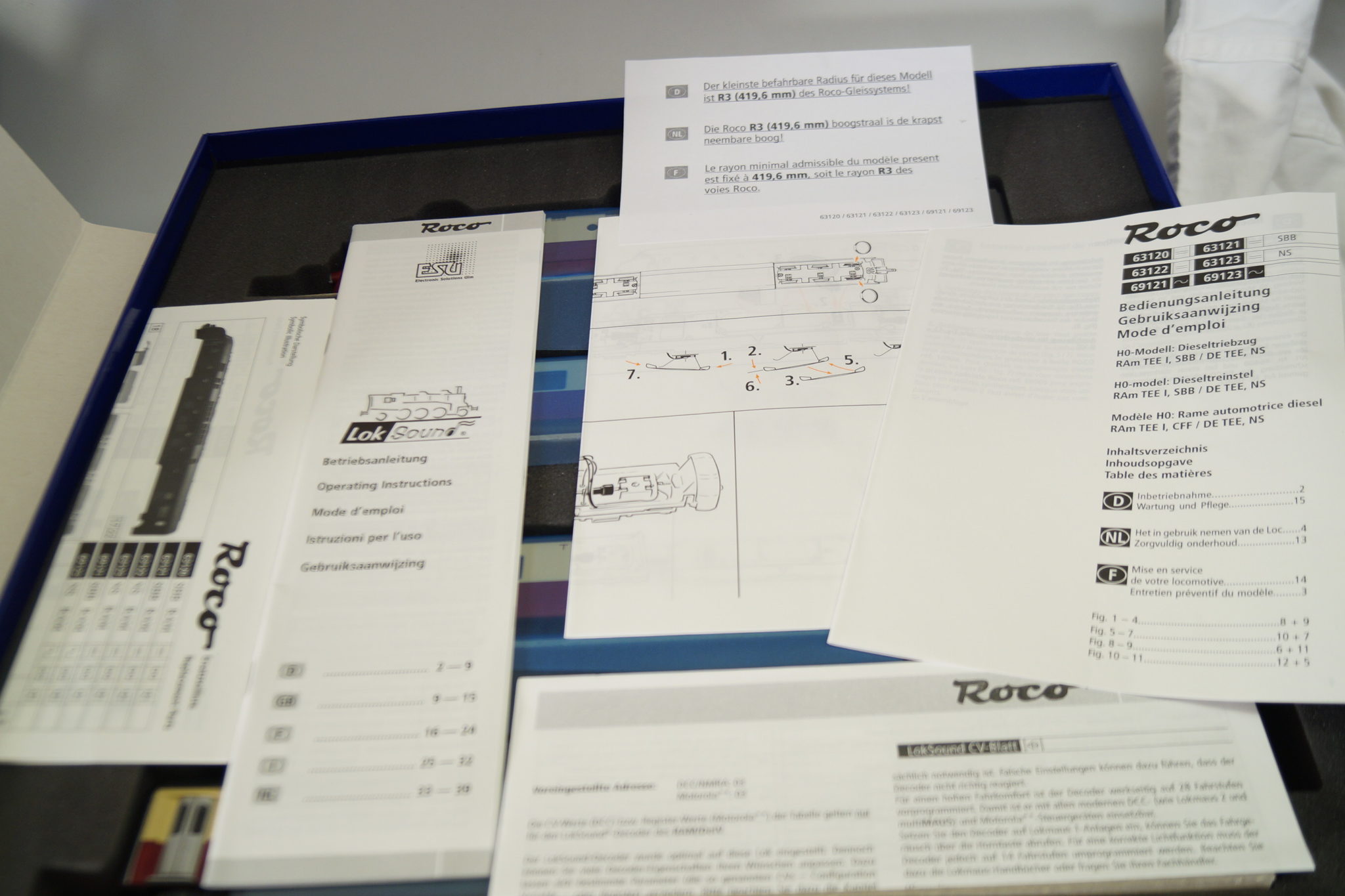 1:87 Roco AC! 69121 AC Digital- TEE-Dieseltriebzug der SBB, neu ...