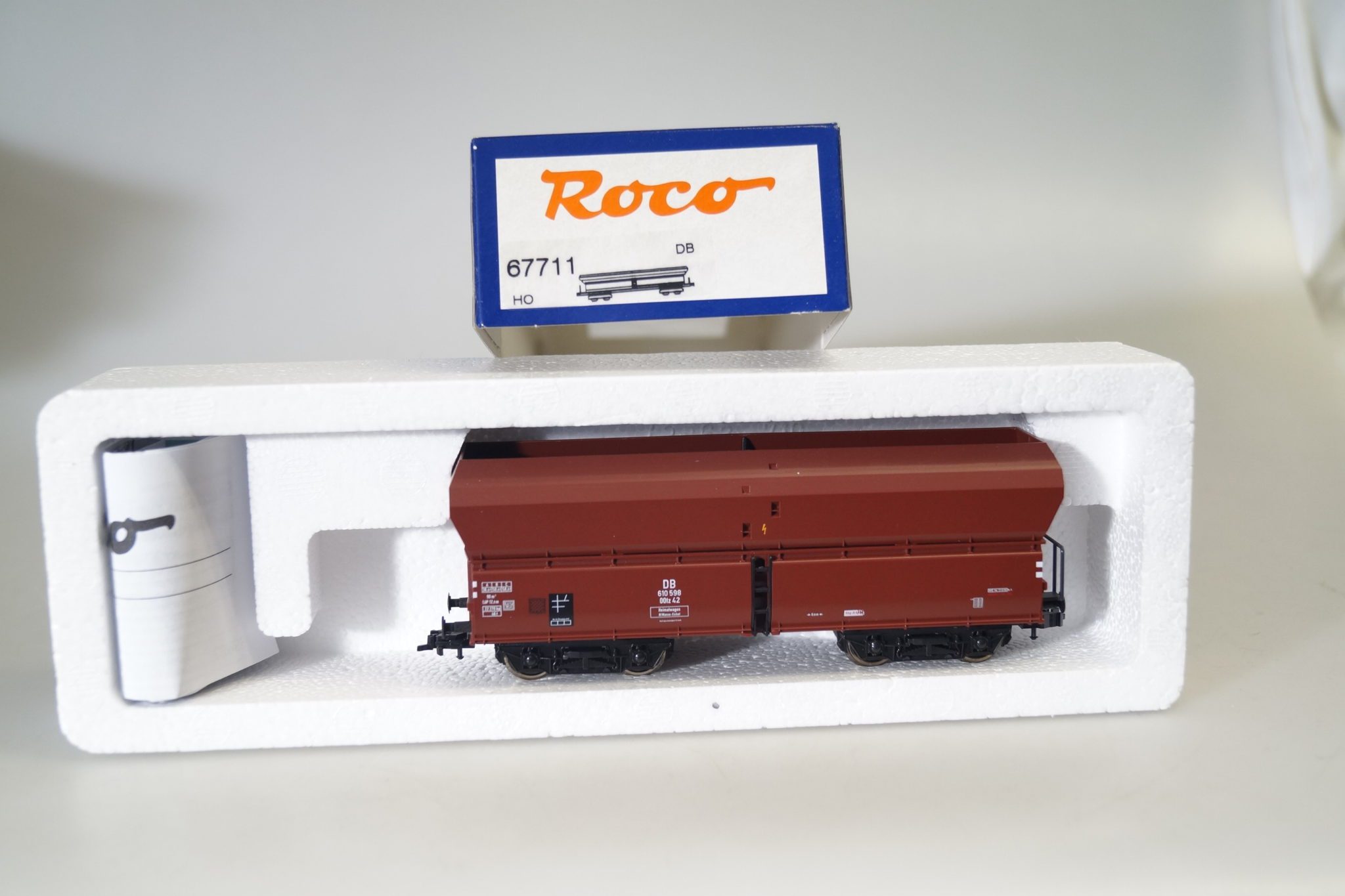 H0 Roco 67711 Selbstentladewagen DB, top/ovp – gearontologist
