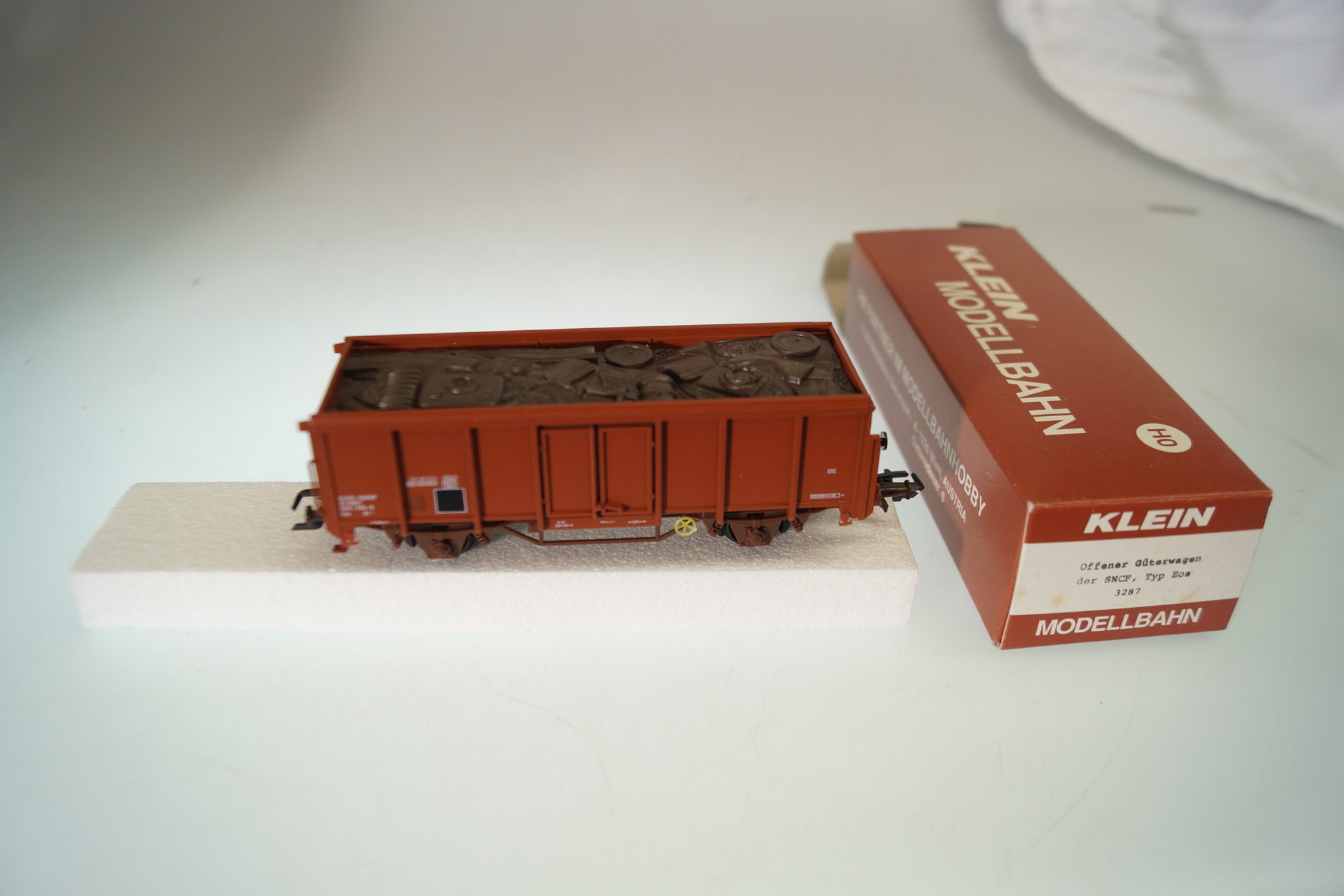 H0 Klein Modellbahn 3287 off.Güterwagen Eos SNCF, neu - gearontologist