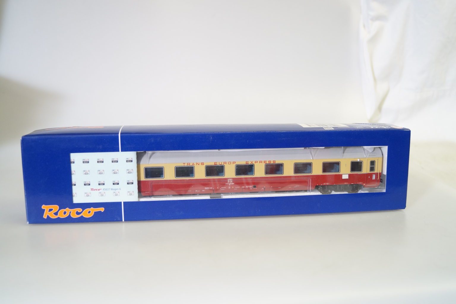 H0 Roco 45637 Schnellzugwagen TEE 1.Kl. FS, neuw./ovp – gearontologist