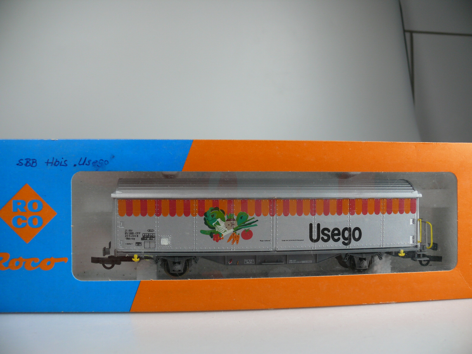 H0 ROCO: 4340N Schiebewandwagen 'USEGO' OVP, TOP - gearontologist