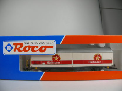 H0 ROCO: 46165-2 Güterwagen 'Hürlimann', top, ovp - gearontologist