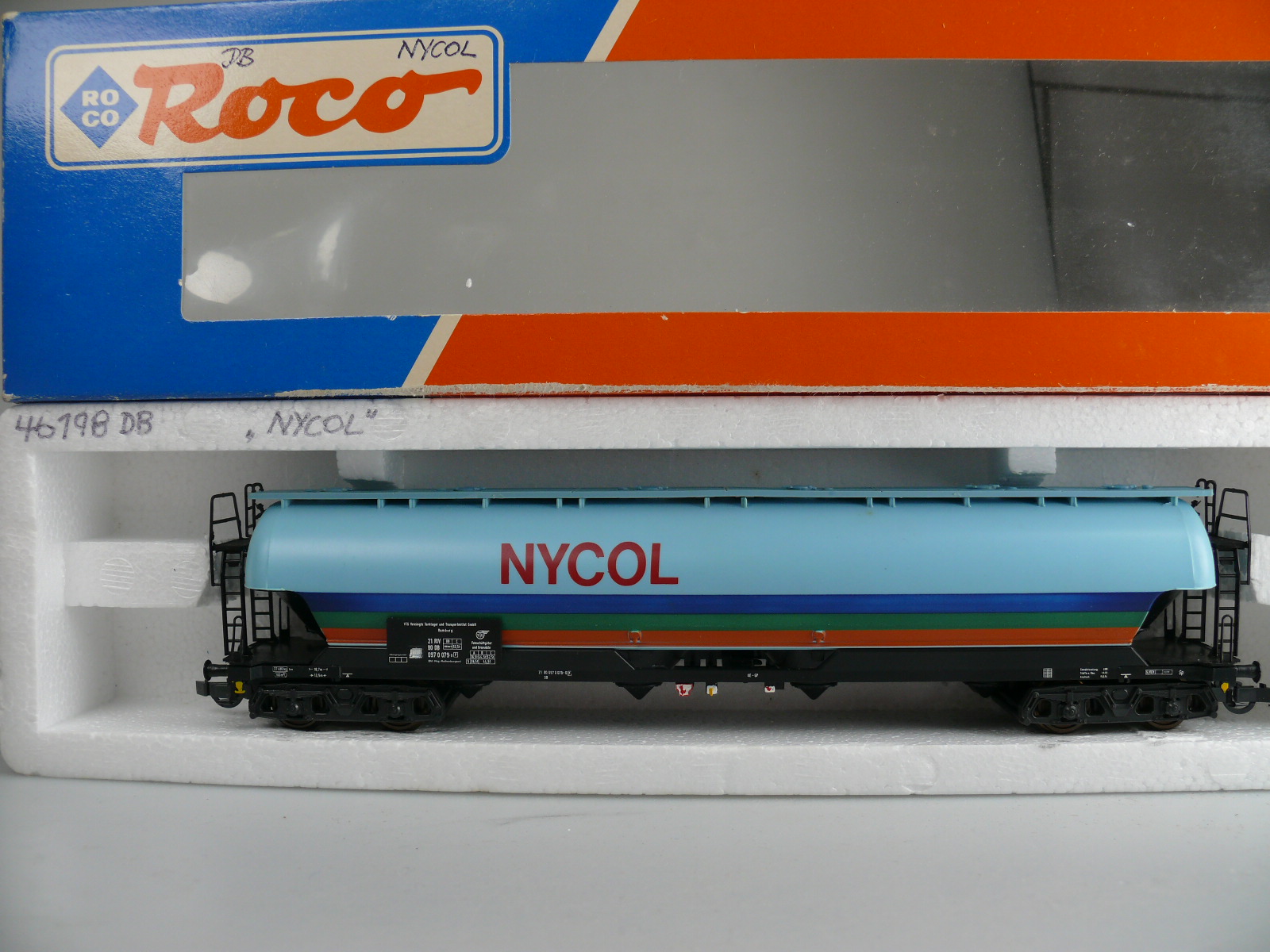 H0 ROCO: 46198 KESSELWAGEN 'NYCOL', TOP, OVP - gearontologist