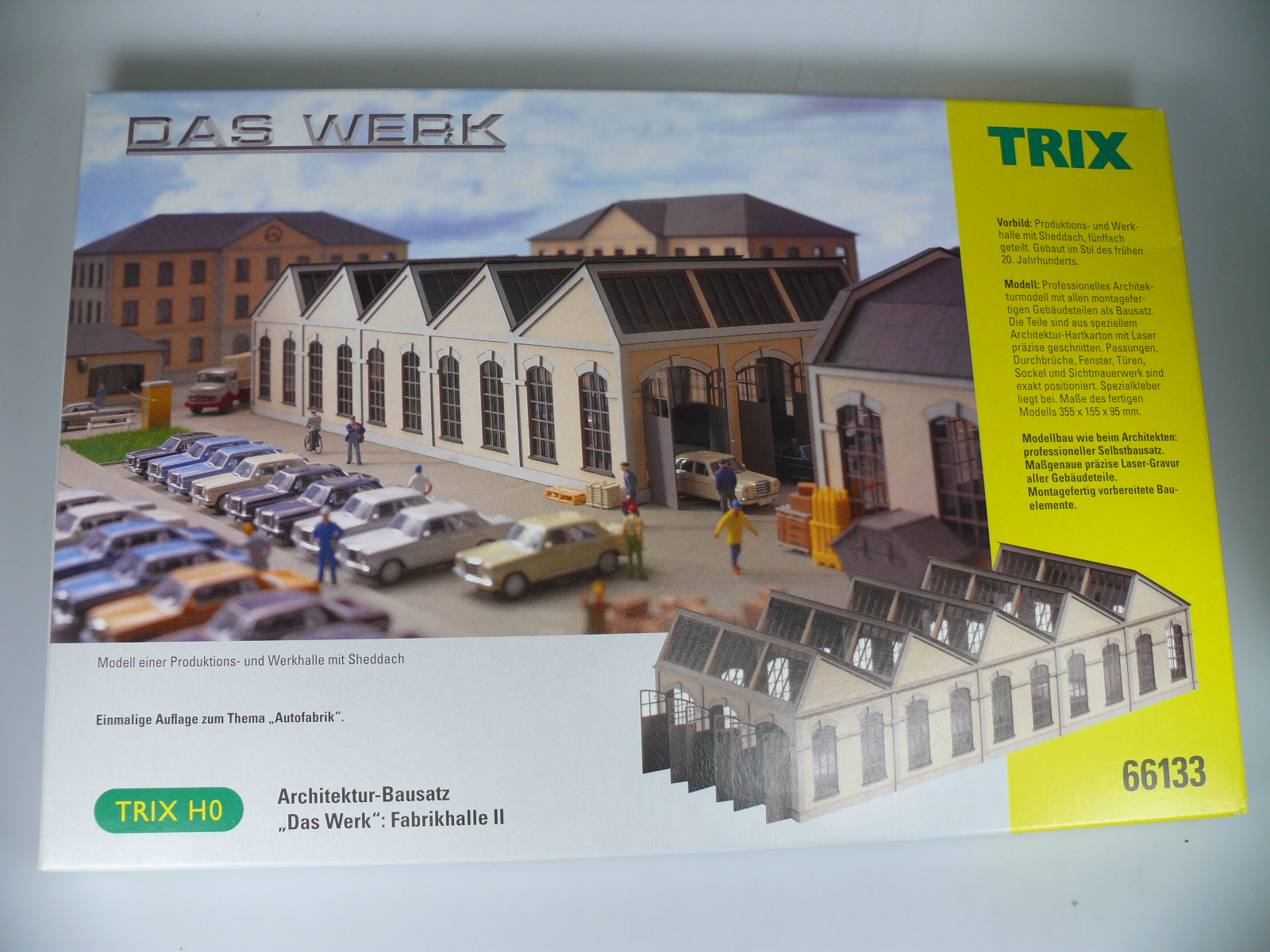 Spur H0 TRIX: 66133 BAUSATZ 'DAS WERK FABRIKHALLE 2', neu, ovp ...