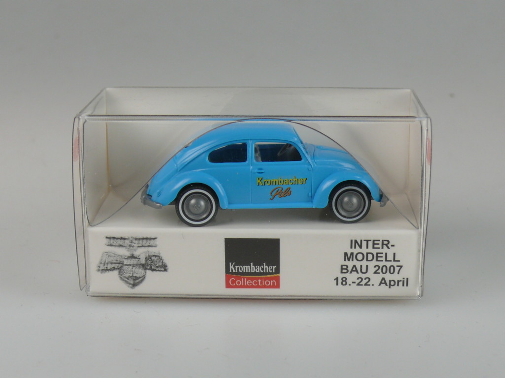 Wiking H0: 3415 VW Brezelkäfer ‘KROMBACHER’, neu - gearontologist