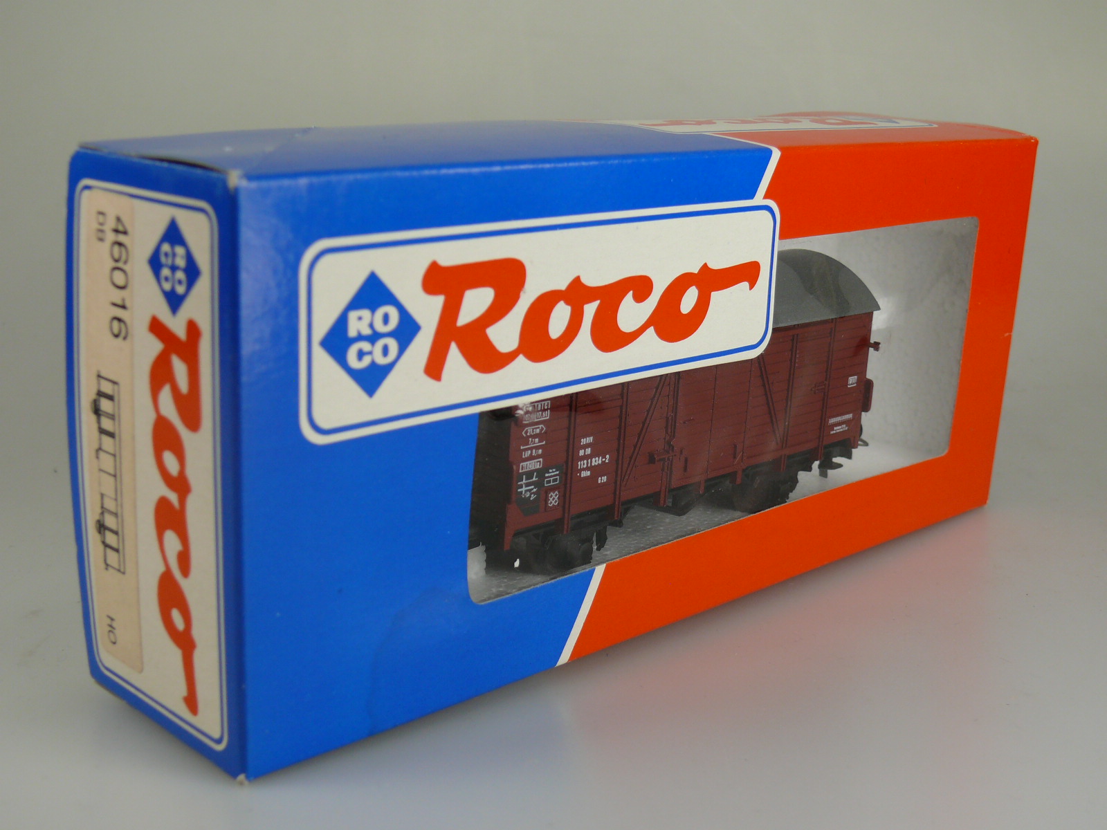 H0 Roco: 46016 Güterwagen G20 DB, TOP, ovp – gearontologist