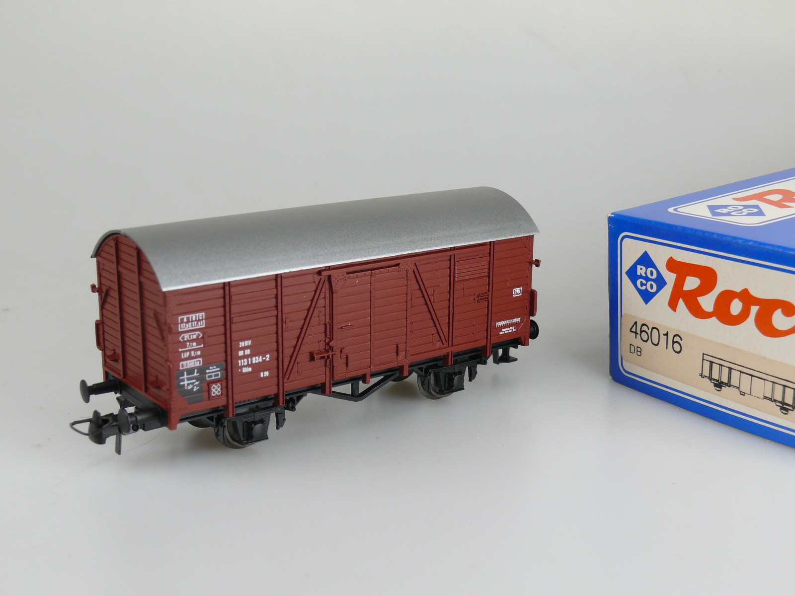 H0 Roco: 46016 Güterwagen G20 DB, TOP, ovp - gearontologist