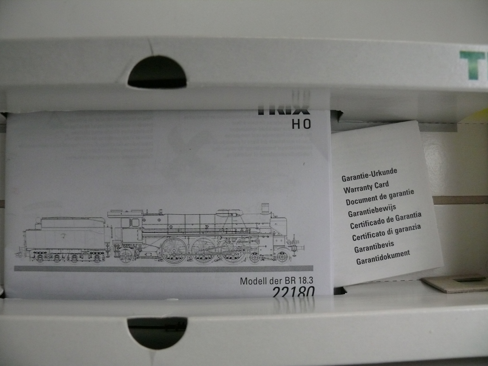 H0 Trix 22180: DAMPFLOK BR 18 321 digital/Sound/neuw./OVP - gearontologist