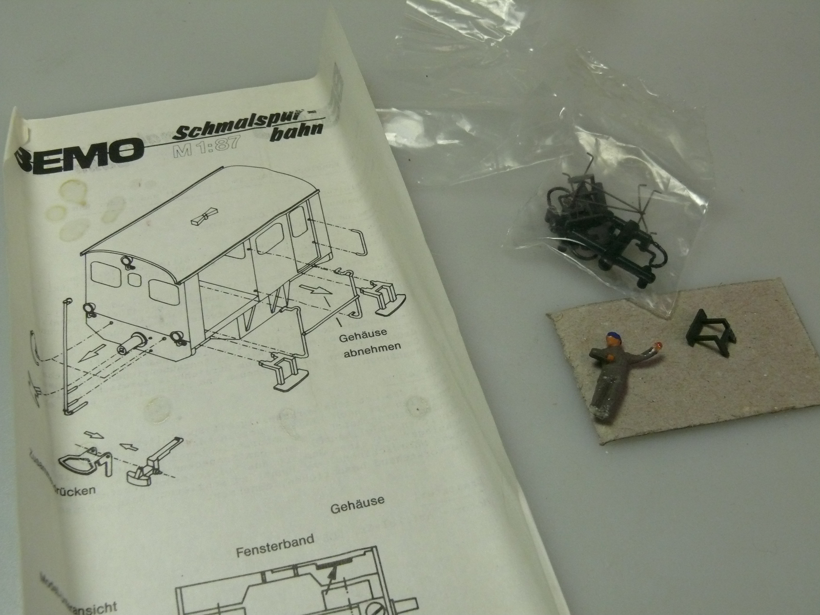 H0m: Bemo 1274 191 SCHIENENTRAKTOR ‚Tm 596‘ – MANGEL/OVP – gearontologist