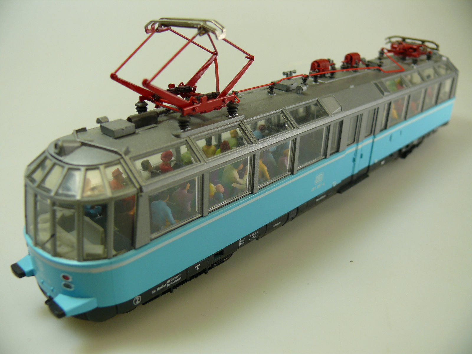 Spur H0 AC: Roco 43930 ET 491 ‚GLÄSERNER ZUG‘ – TOP/OVP – gearontologist