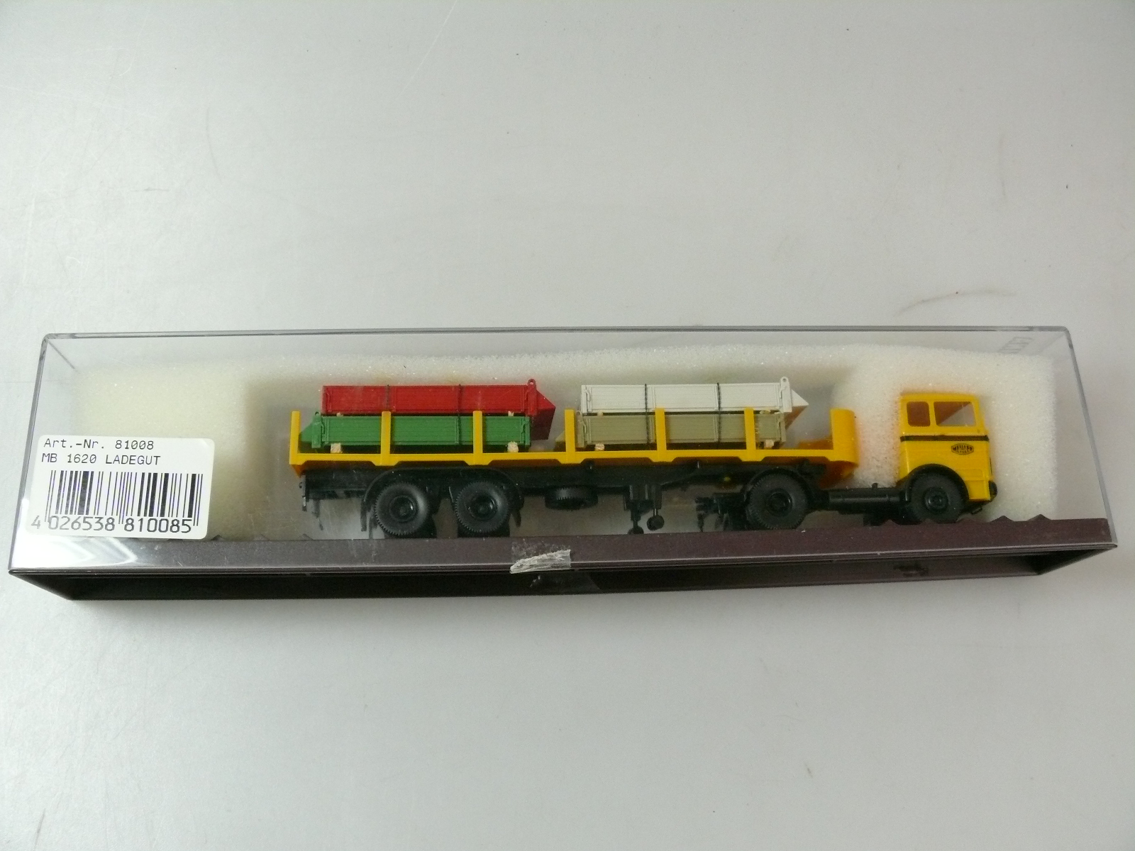 1:87 Brekina 81008 MB 1620 SZ ‚+ LADEGUT‘ – neu – gearontologist