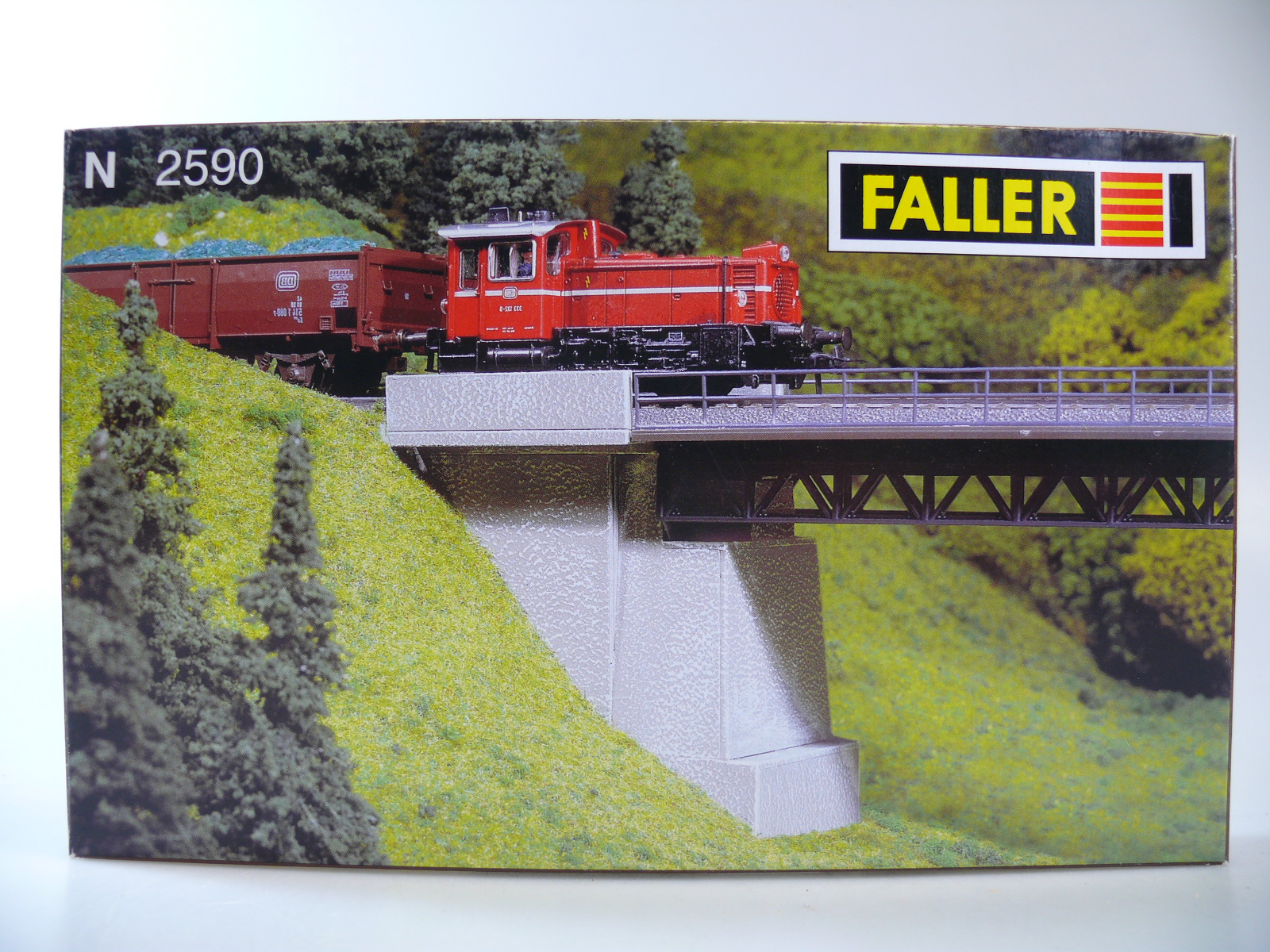 Spur N: Faller N 2590 ‚Beton-Brückenkopfgarnitur‘, neu - gearontologist