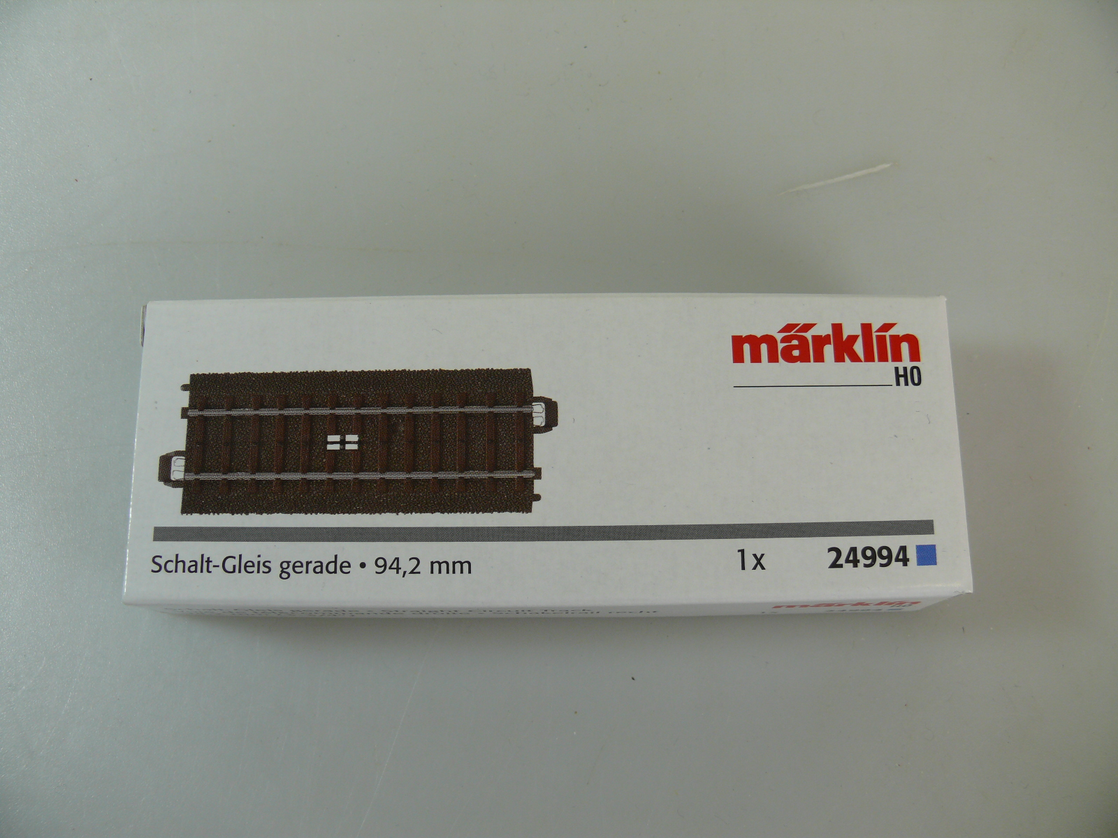 H0: MÄRKLIN C-GLEIS 24994 '1x SCHALTGLEIS GERADE' – NEU - gearontologist