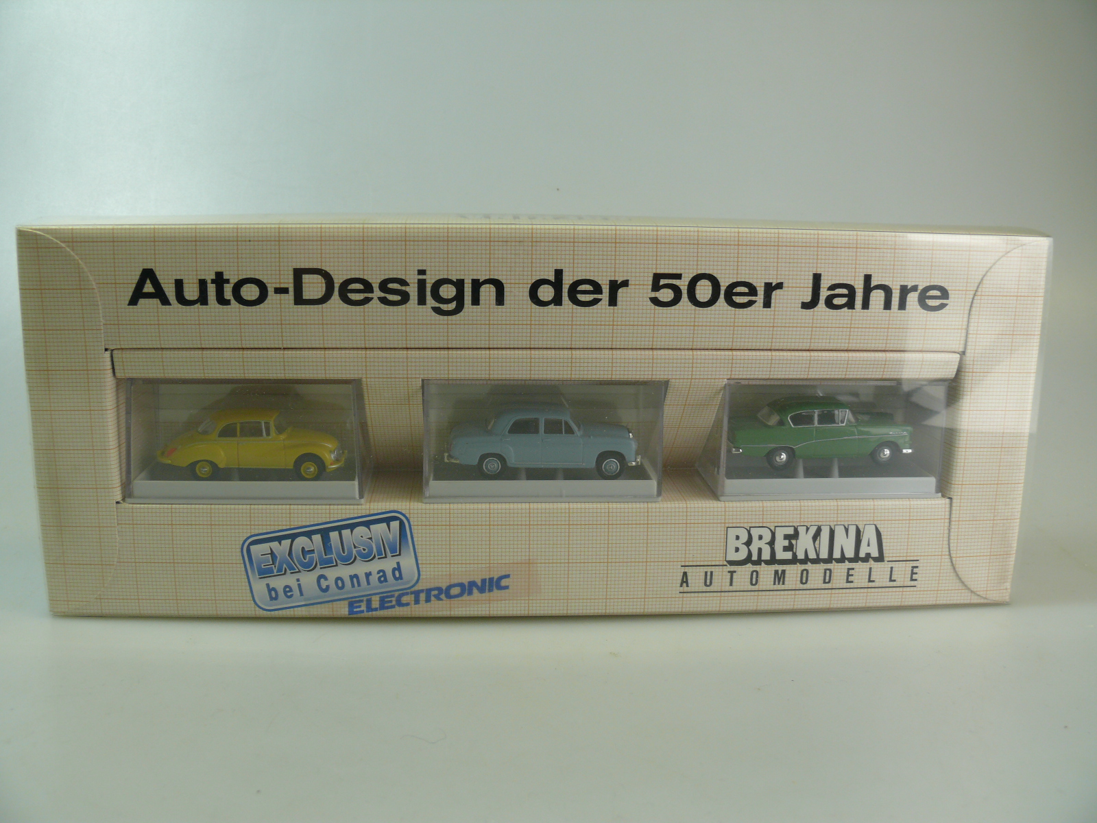 1:87 Brekina SET "AUTO-DESIGN DER 50ER JAHRE" - neu - gearontologist
